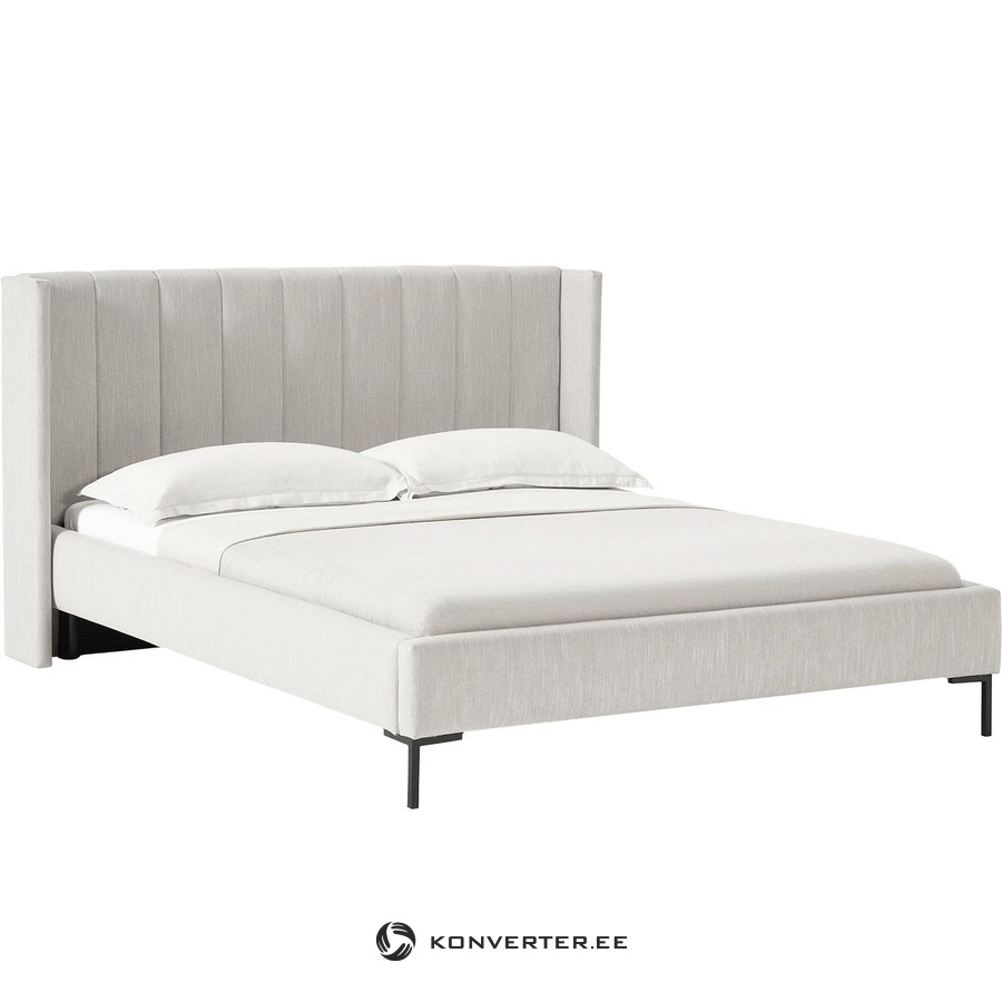 Light beige bed (dusk) 180x200 with flaws - Konverter Sisustuskeskus